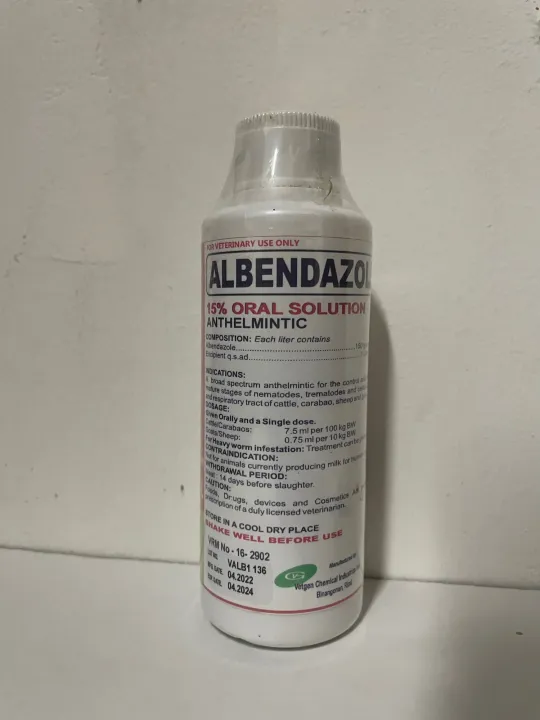 ALBENDAZOLE 15% 120ML (VETERINARY PRODUCTS) | Lazada PH