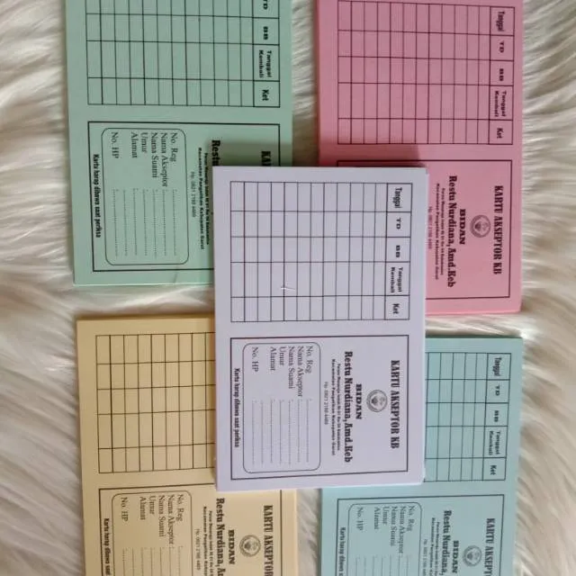 KARTU AKSEPTOR KB ( 100 PCS ) | Lazada Indonesia