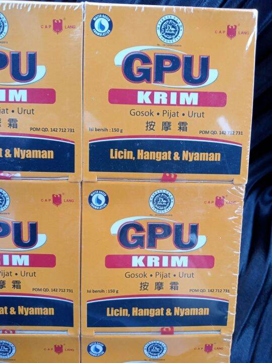 GPU krim,pijat,Urut 150 gram | Lazada