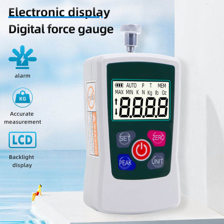 Dynamometer Force Meter 500N Digital Force Gauge Push And Pull Tester ...
