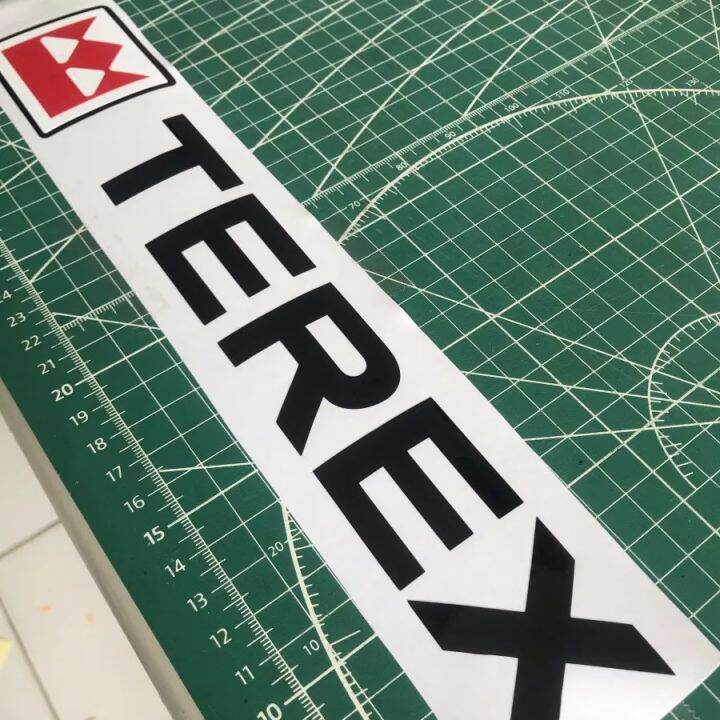 Stiker cutting logo TEREX | Lazada Indonesia