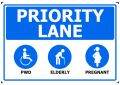 Priority Lane Signage | Lazada PH