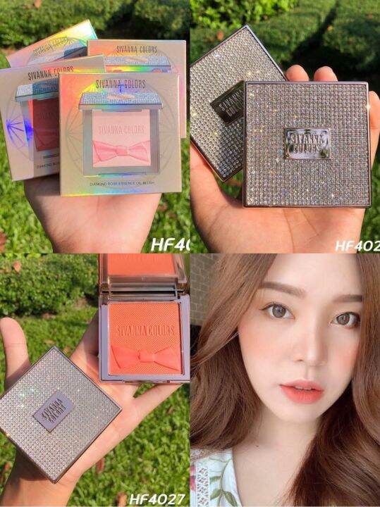 บลัชออนsivanna Daimond ตลับเพชร สีตามรูป Th