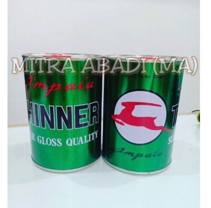 THINNER IMPALA 0.8 LITER / PENGENCER CAT MINYAK | Lazada Indonesia