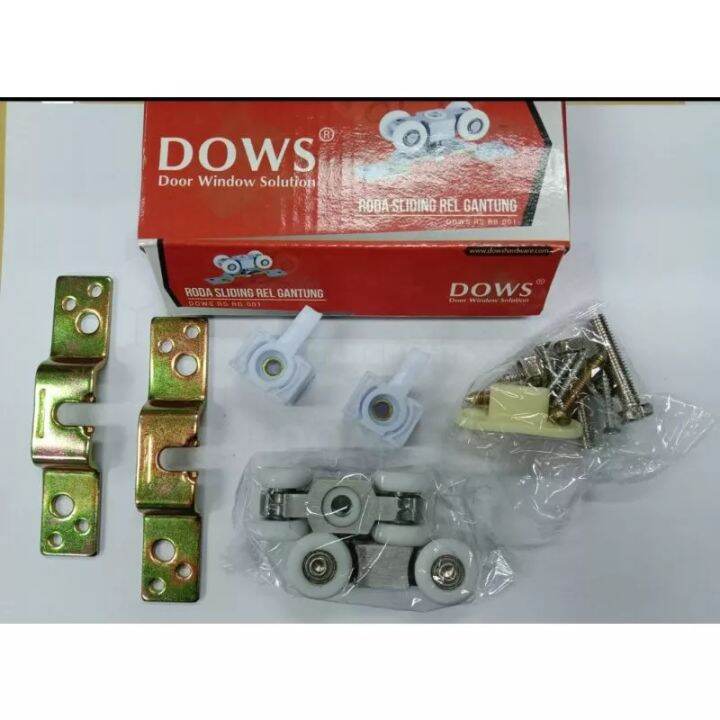Roda Sliding Track DOWS / Roda Pintu Geser / Roda Rel Pintu Dows ...