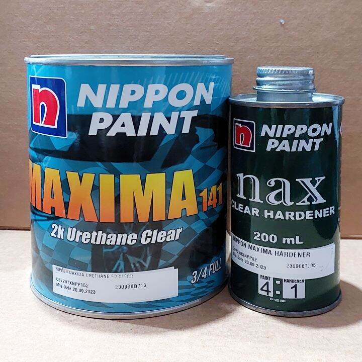 NAX MAXIMA 141 2K URETHANE CLEAR NIPPON TOPCOAT (1liter) | Lazada PH