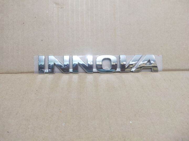 Emblem INNOVA tulisan innova reborn chroom original | Lazada Indonesia