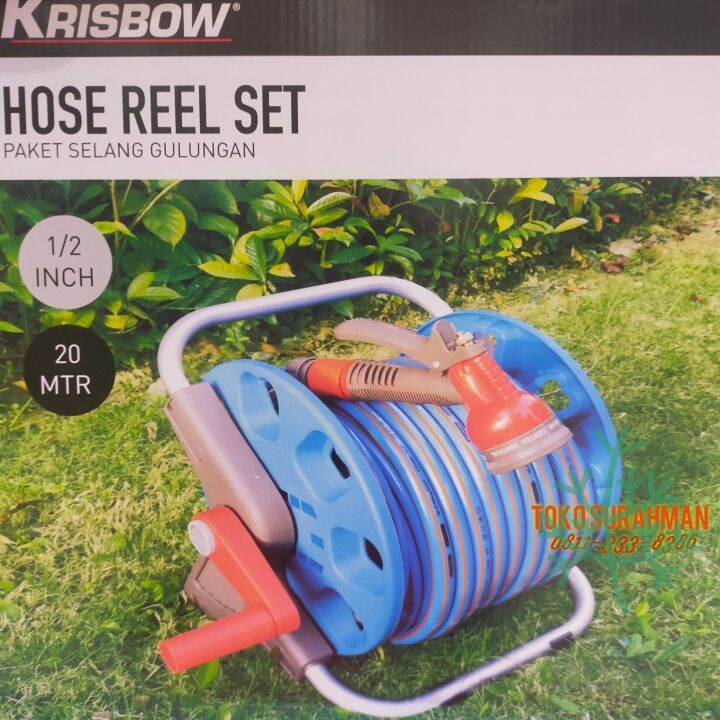 Selang Taman 20 M 1/2 inch Krisbow dengan Kerangka dan Kepala | Lazada Indonesia