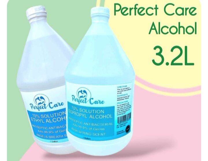 PERFECT CARE ALCOHOL 70% SOLUTION ETHYL 3.2 Liters | Lazada PH