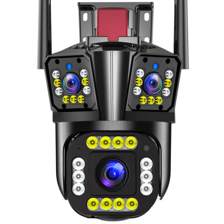 NICELECT 12MP 5K IP Camera WiFi Three Screens 10X Zoom PTZ Camera ...