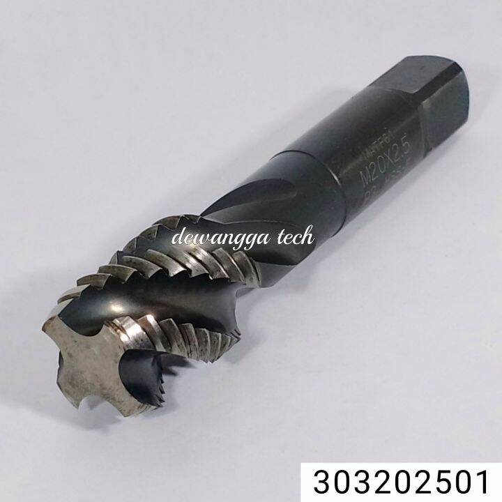 Yamawa tap m20x2.5 spiral tap m20 x 2.5 sp tapping mesin m 20 spiral | Lazada Indonesia