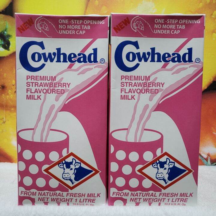 Cowhead Premium Strawberry Flavoured Milk 1L | Lazada PH