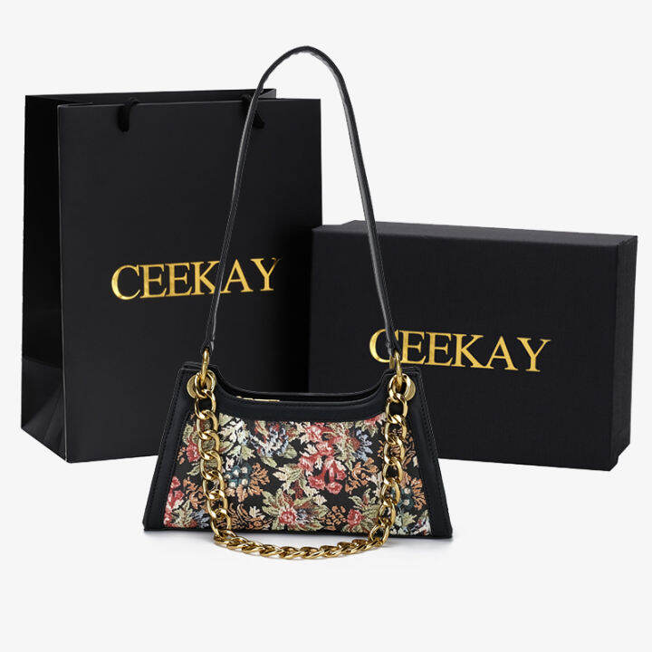 กระเป๋า ceekay สำหรับผู้หญิงกระเป๋ารัดต้นแขนออกแบบพิเศษแนววินเทจสไตล์ ...