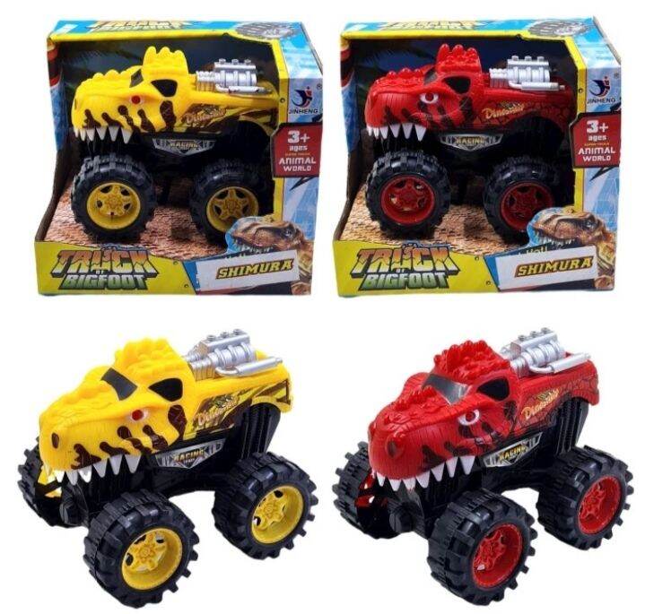 Shimura Mainan Truck Bigfoot Dinosaurus T Rex Animal World - Mainan Anak Dinosaurus T Rex ...