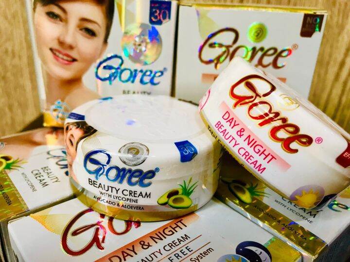 Goree cream Goree beauty whitening cream Day and night cream origina ...