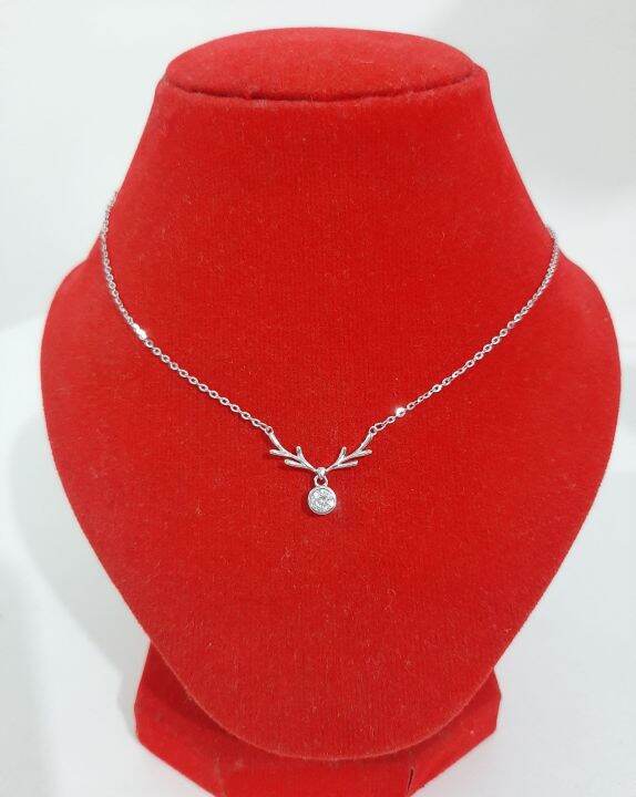 Kalung Koye Rusa Perak 925 Lapis Mas Putih -KY141 | Lazada Indonesia