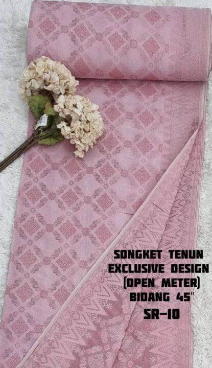 Songket tenun bunga penuh exclusive | Lazada