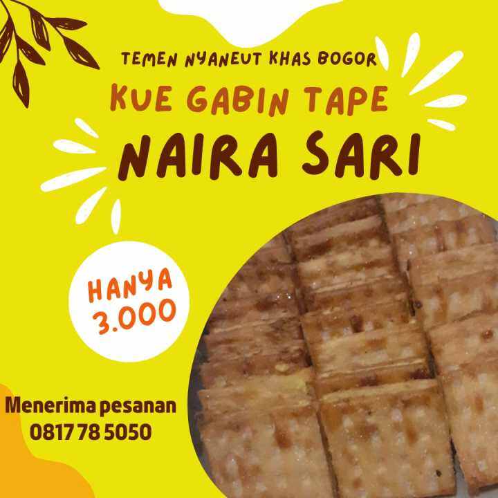 Kue Gabin Tape Rasa Original - Naira Sari | Lazada Indonesia