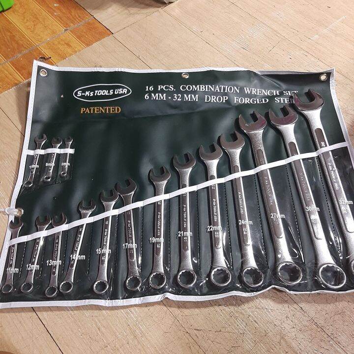 S-ks 16pcs combination wrench set | Lazada PH