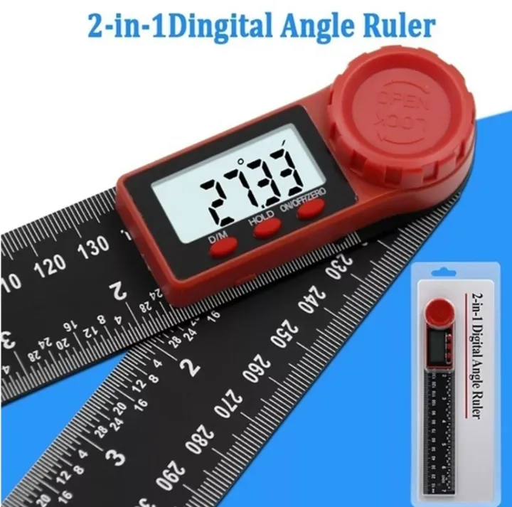 Penggaris siku Busur Derajat Digital 200mm nylon glass fiber | Lazada Indonesia