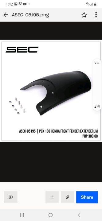 PCX 150/160 FENDER EXTENDER | Lazada PH