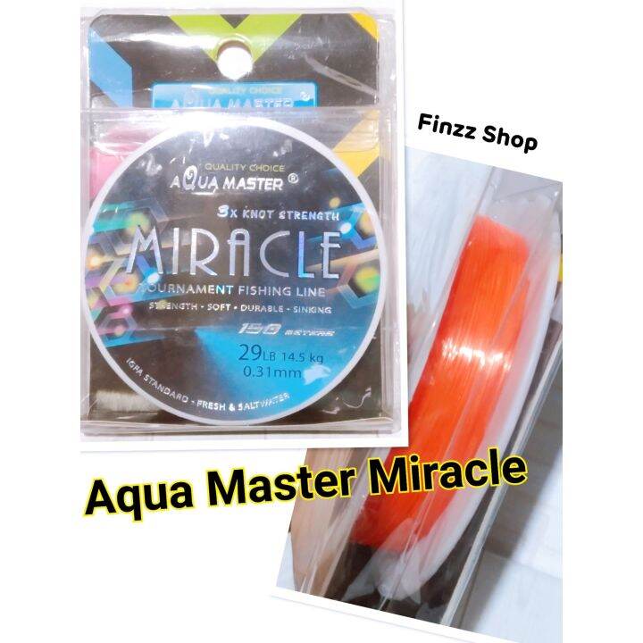 KUAT MANTAB!! SENAR PANCING GALATAMA AQUA MASTER MIRACLE 150M | Lazada ...