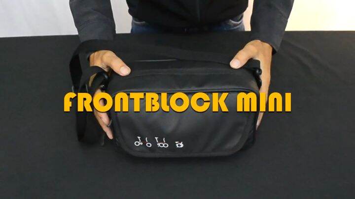 Tas Front Block Mini Kapasitas 5 Liter Untuk Sepeda Lipat Material Bimo ...