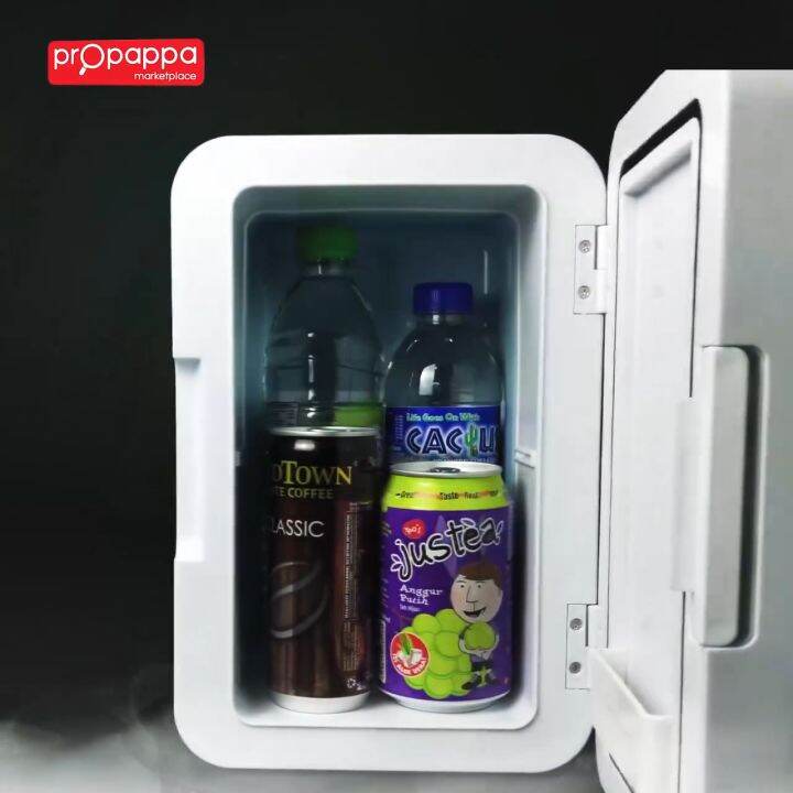 [cod] mini refregerator Propappa 8L/15L Portable Dual Use Mini Fridge ...