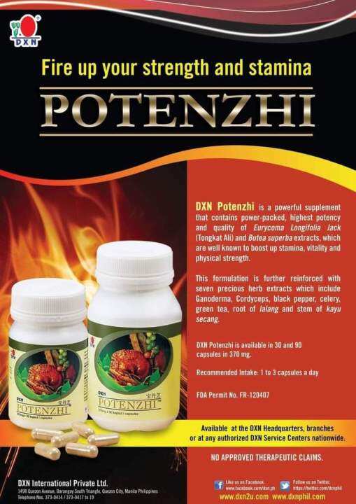 POTENZHI-30 30 CAPSULES X 370 MG | Lazada