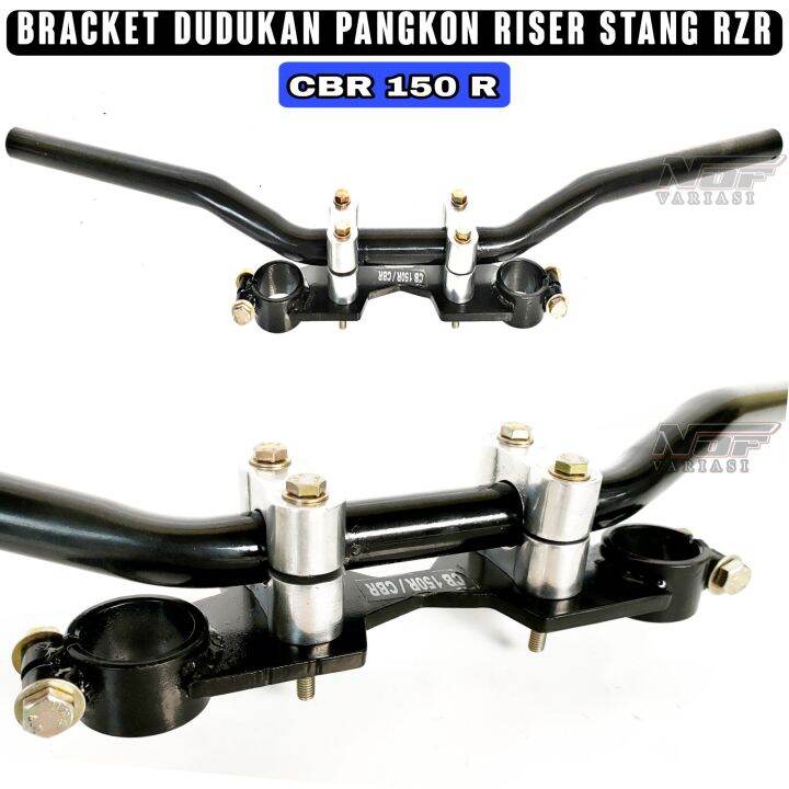 BRACKET DUDUKAN RISER STANG RZR CBR150R PAKET STANG RZR CBR150R FULLSET ...