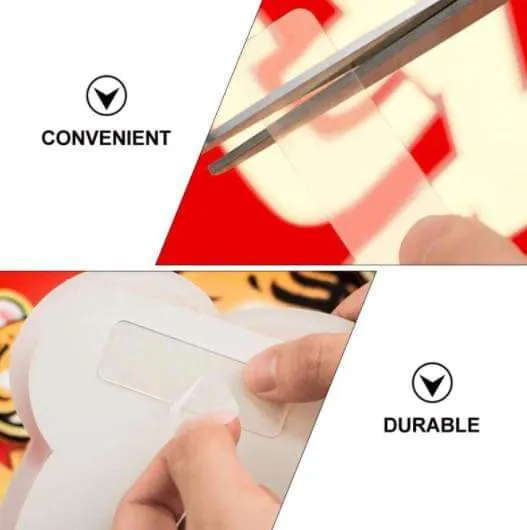 Double Sided Adhesive Sticker Non Marking Transparent | Lazada PH