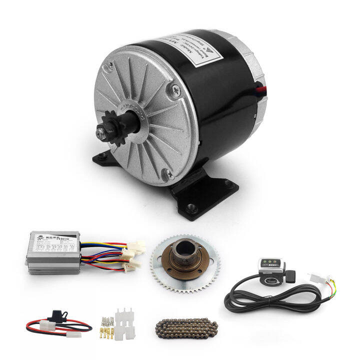 24V 36V 350W DIY Electric 4-wheels Cart Gokart high speed brush Motor ...