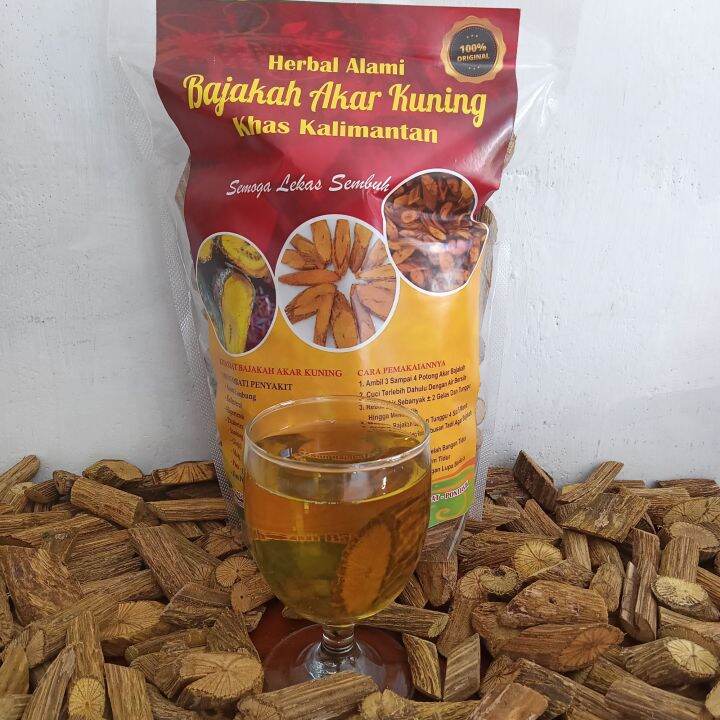 Bajakah Akar Kuning Kemasan 500gram Asli Kalimantan / Akar bajakah ...