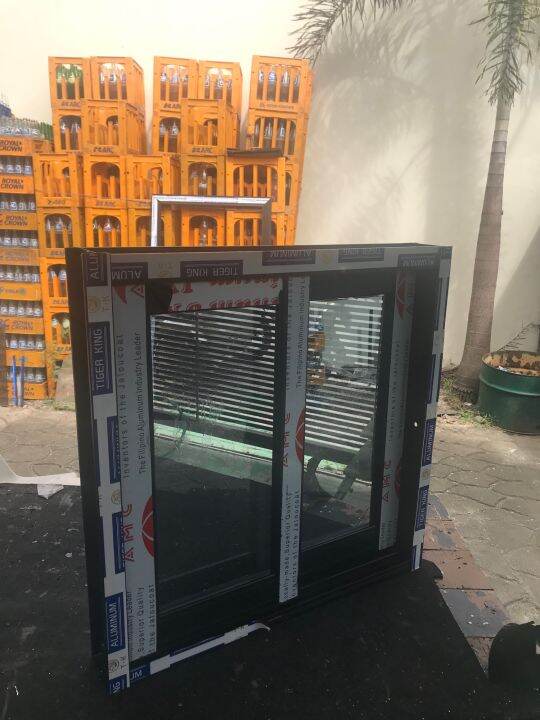 H-62cm X 59cm-W Aluminum sliding window with screen | Lazada PH