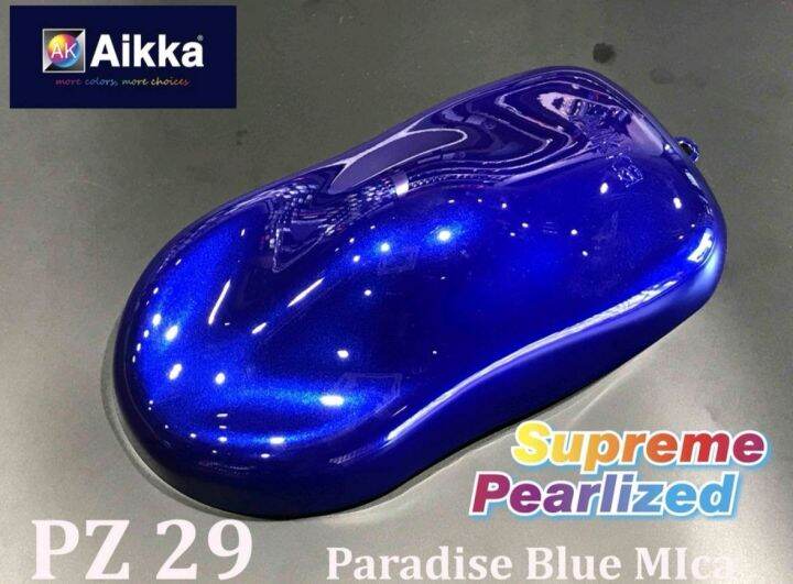Aikka PZ29 Paradise Blue Mica: Supreme Pearlized Colour Effect for Car ...