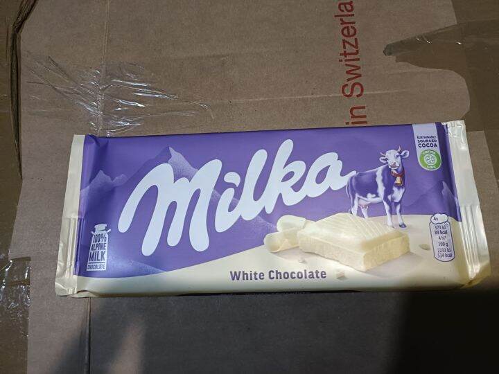 milka white chocolate 100g | Lazada PH