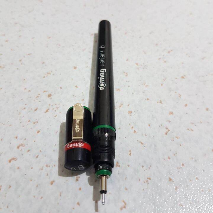 BEKAS Rotring Variant 0.8 vintage rapido pulpen gambar teknik Jerman ...