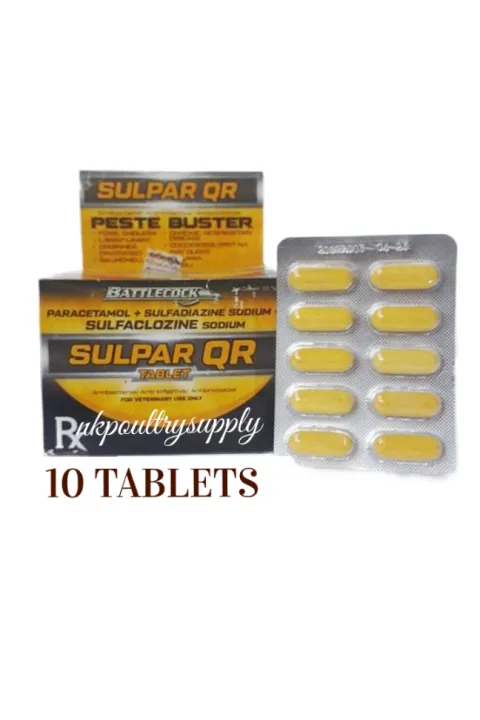 10 TABLETS SULPAR QR | Lazada PH