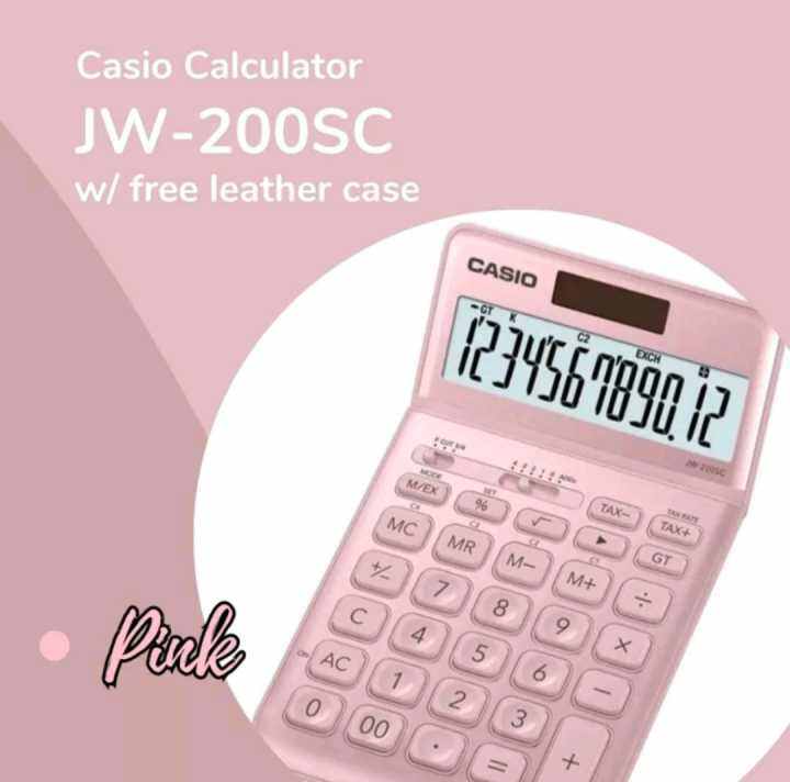 Casio Calculator JW-200SC-PK | Lazada PH