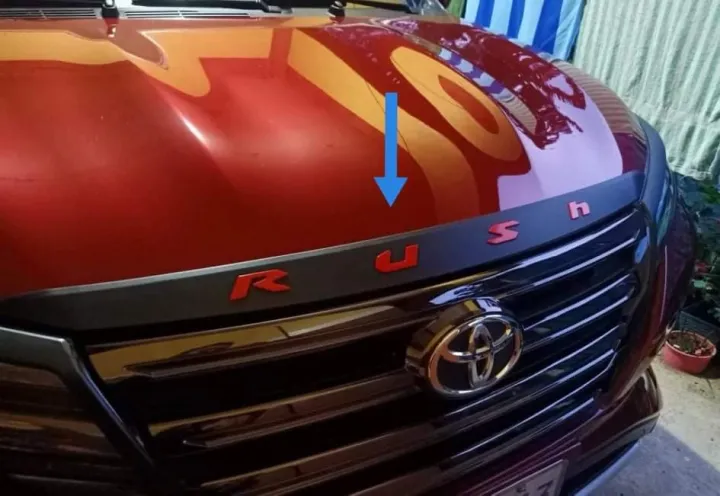 Toyota Rush Hood Lip Red 2018 2019 2020 2021 2022 | Lazada PH