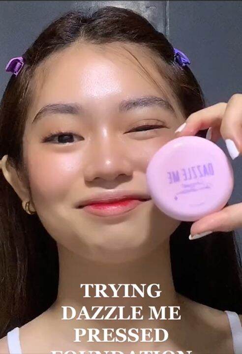 DAZZLE ME - Muse Pressed Foundation - Oil Control Sweat Proof Smooth Finished Matte | Lazada PH