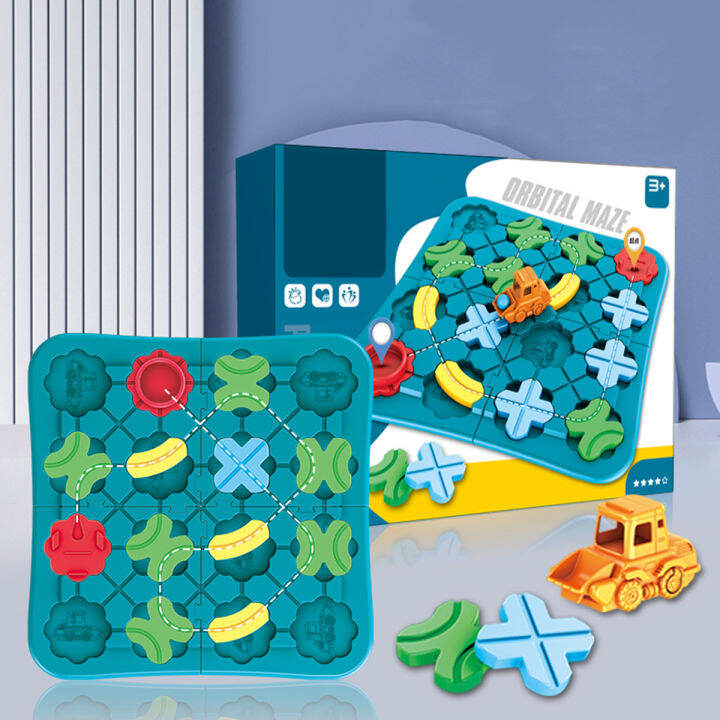 Road Builder Game Smart Logical Road Builder Board Game 4 Levels and ...