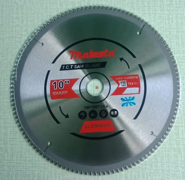 Majesta tct saw blade 10" for alumimum 120t | Lazada PH
