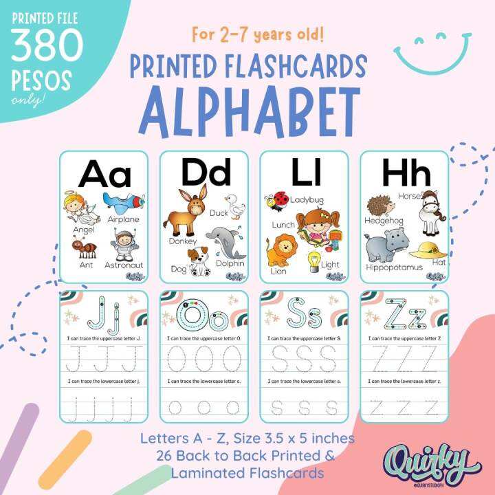 Alphabet Trace & Erase Flashcards with FREE Name & Shapes Tracing Sheet ...