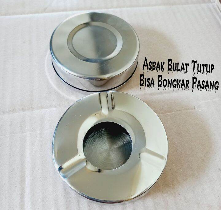 Asbak Stainless Anti Angin Asbak Rokok Unik Asbak Rokok Stainless Asbak ...
