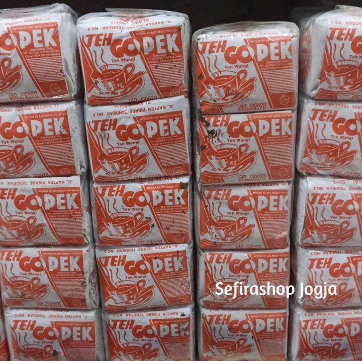 Teh Gopek Merah 1 Slop isi 40 Gram x 10 Bungkus | Lazada Indonesia