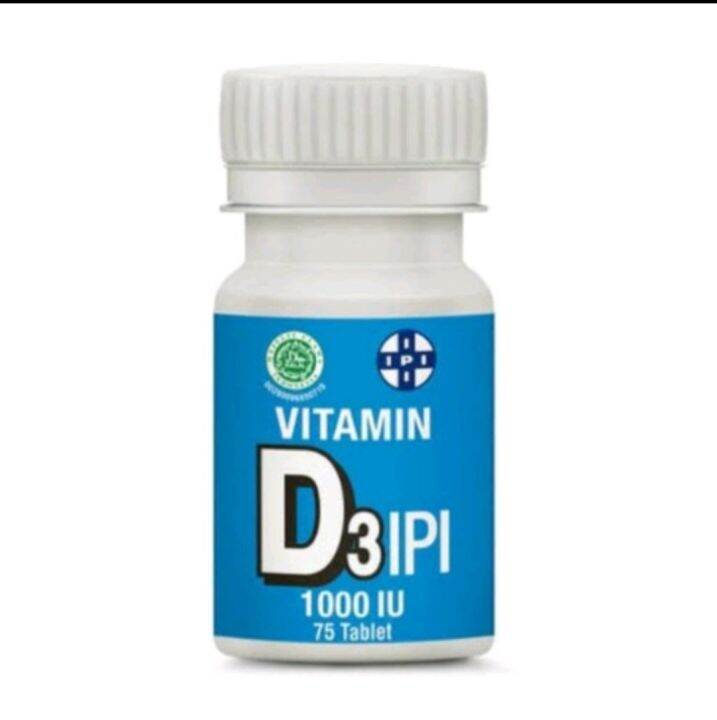 Vitamin D3 IPI 1 botol isi 75 tablet | Lazada Indonesia