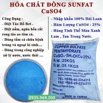 Tất tần tật về cuso4 - Công dụng, tính chất, ứng dụng mới nhất 2023