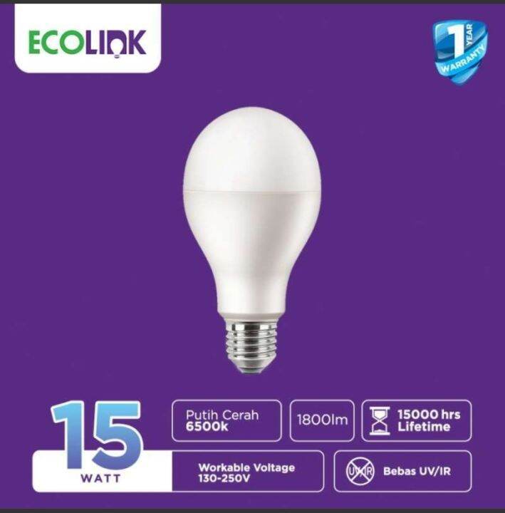 Ecolink led buld 15W | Lazada Indonesia