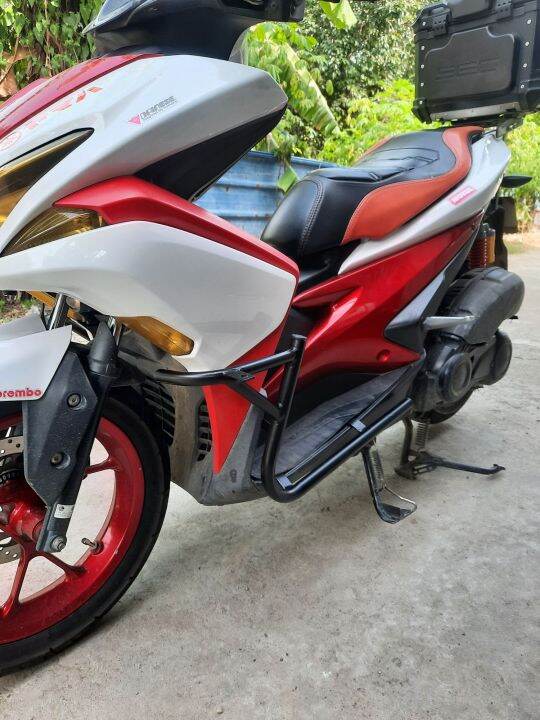 YAMAHA AEROX V1/V2 HALF CRASHGUARD HEAVY-DUTY(POWDER COATED) | Lazada PH